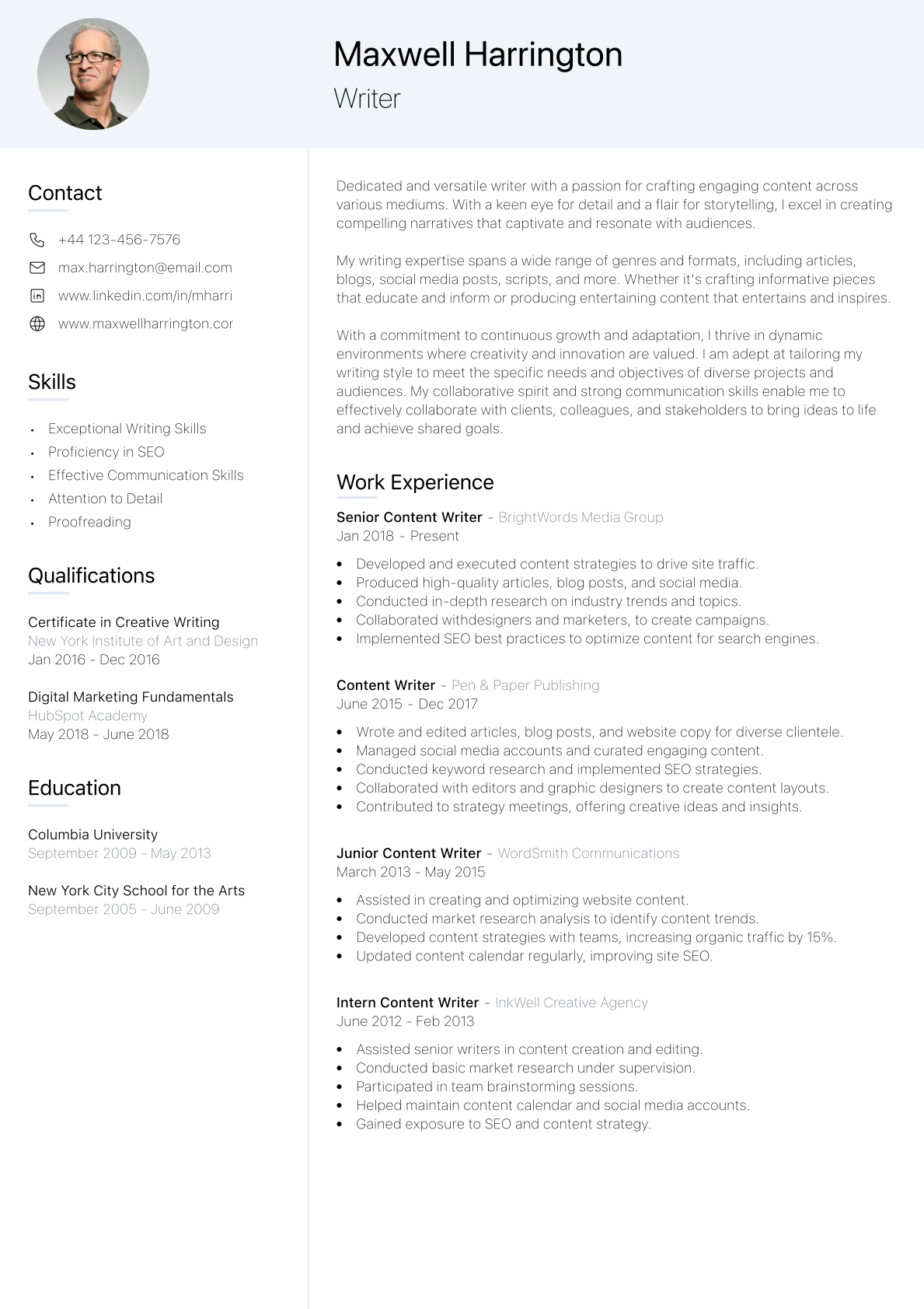 Swift CV